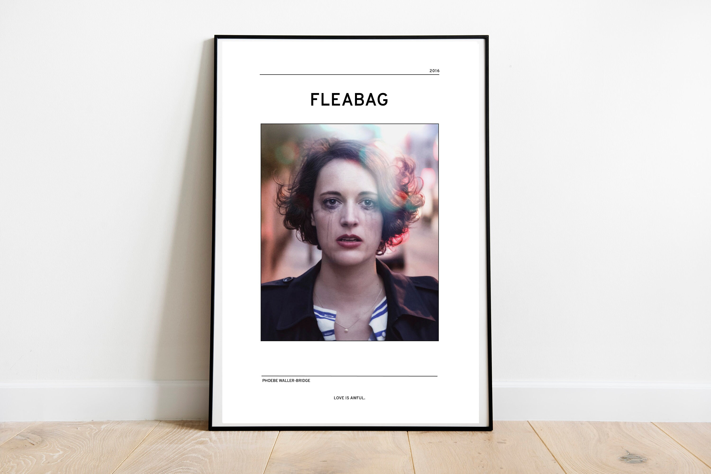Fleabag Inspired Digital Art Print Fleabag Poster Phoebe - Etsy