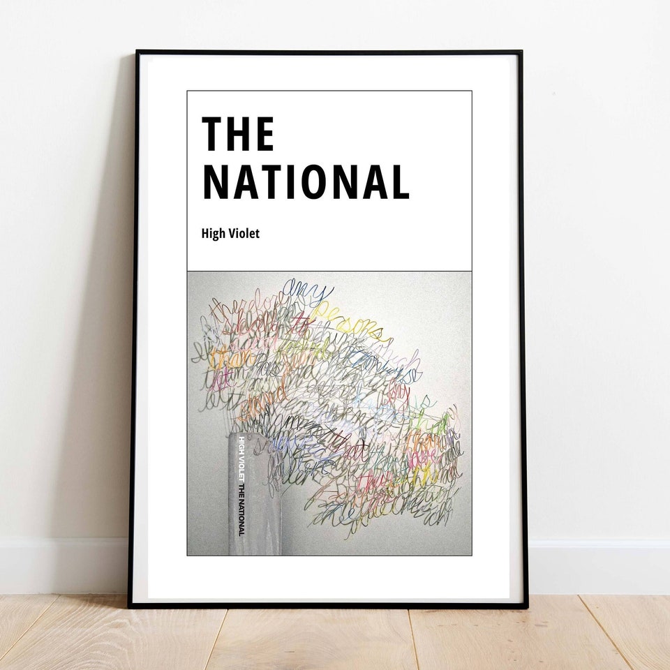 The National - High Violet Art Print | The National Album Poster ...