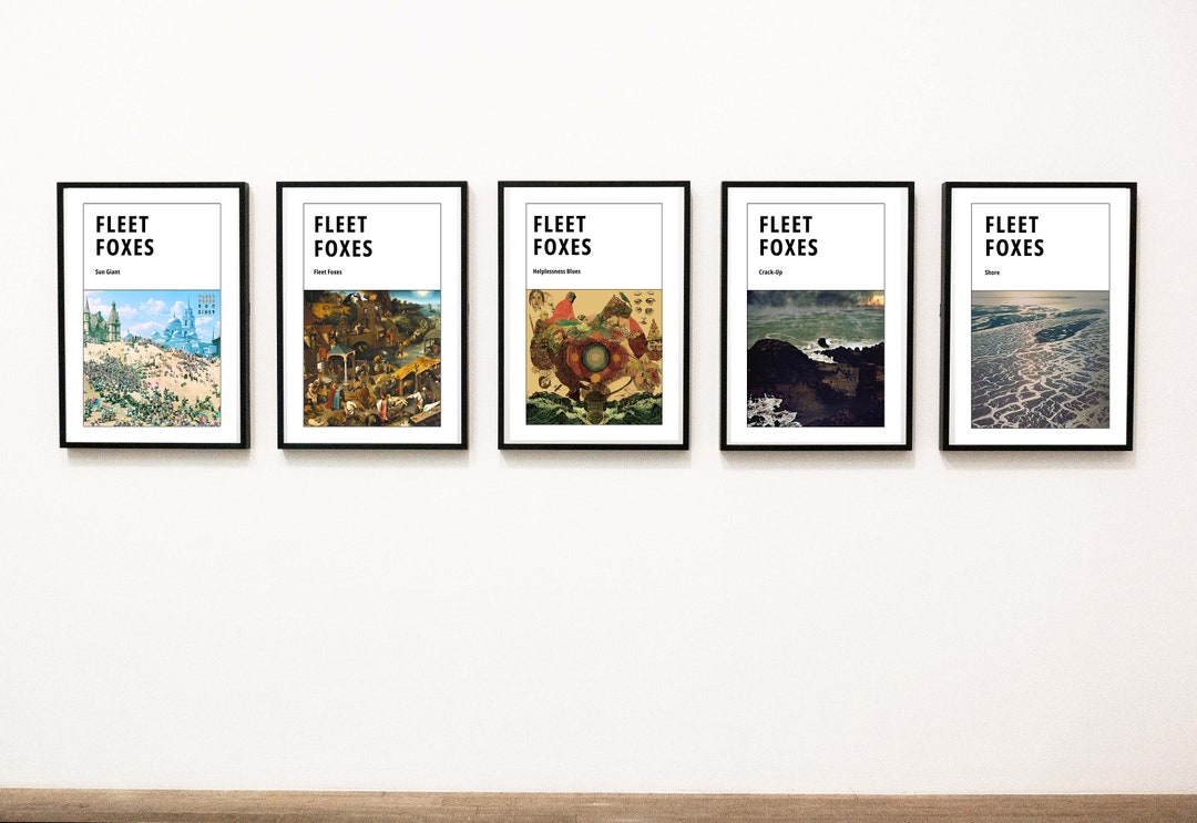 Fleet Foxes - Poster Set | Fleet Foxes Album Poster Set | Helplessness ...