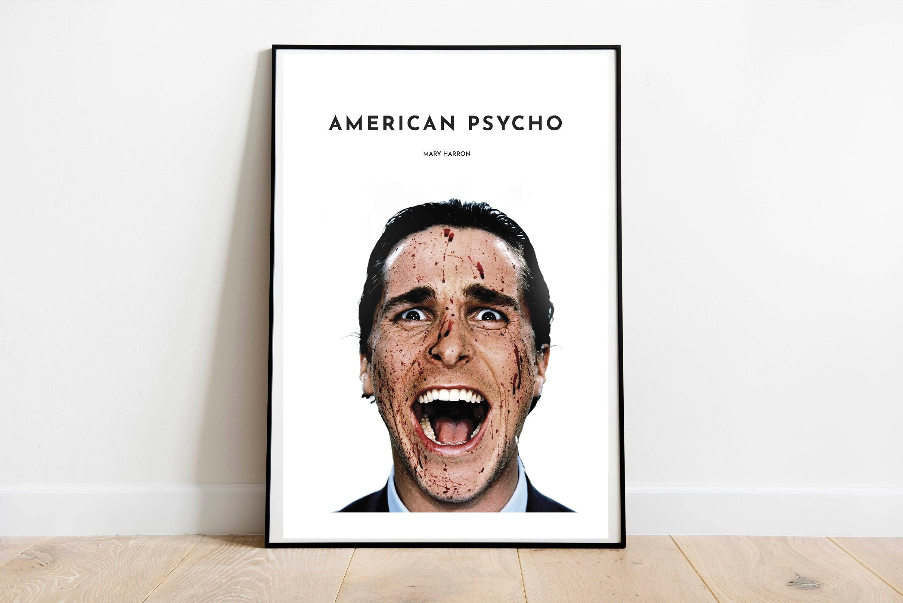 American Psycho Inspired Art Print | American Psycho Movie Poster ...