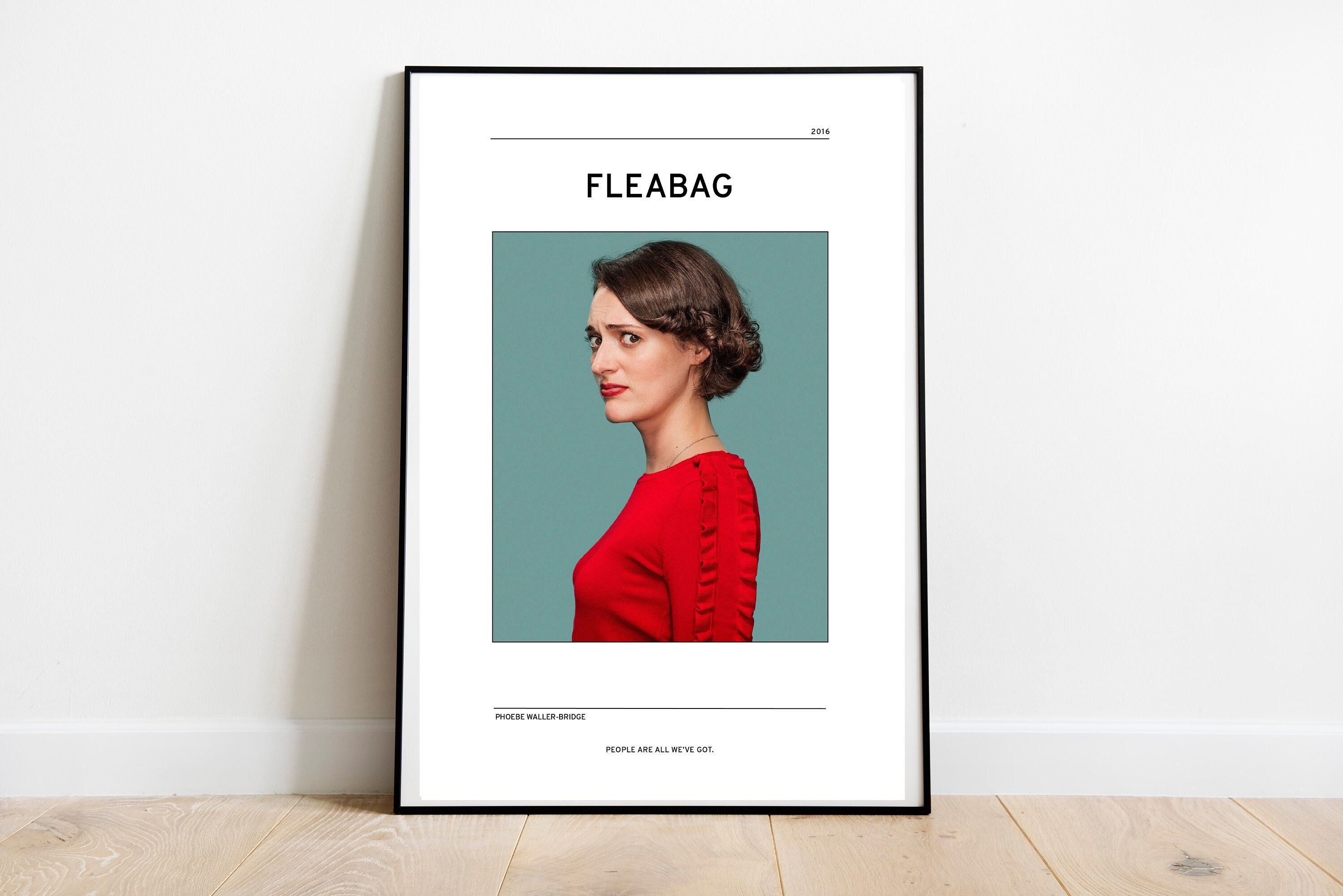 Fleabag Inspired Digital Art Print | Fleabag Poster | Phoebe Waller ...