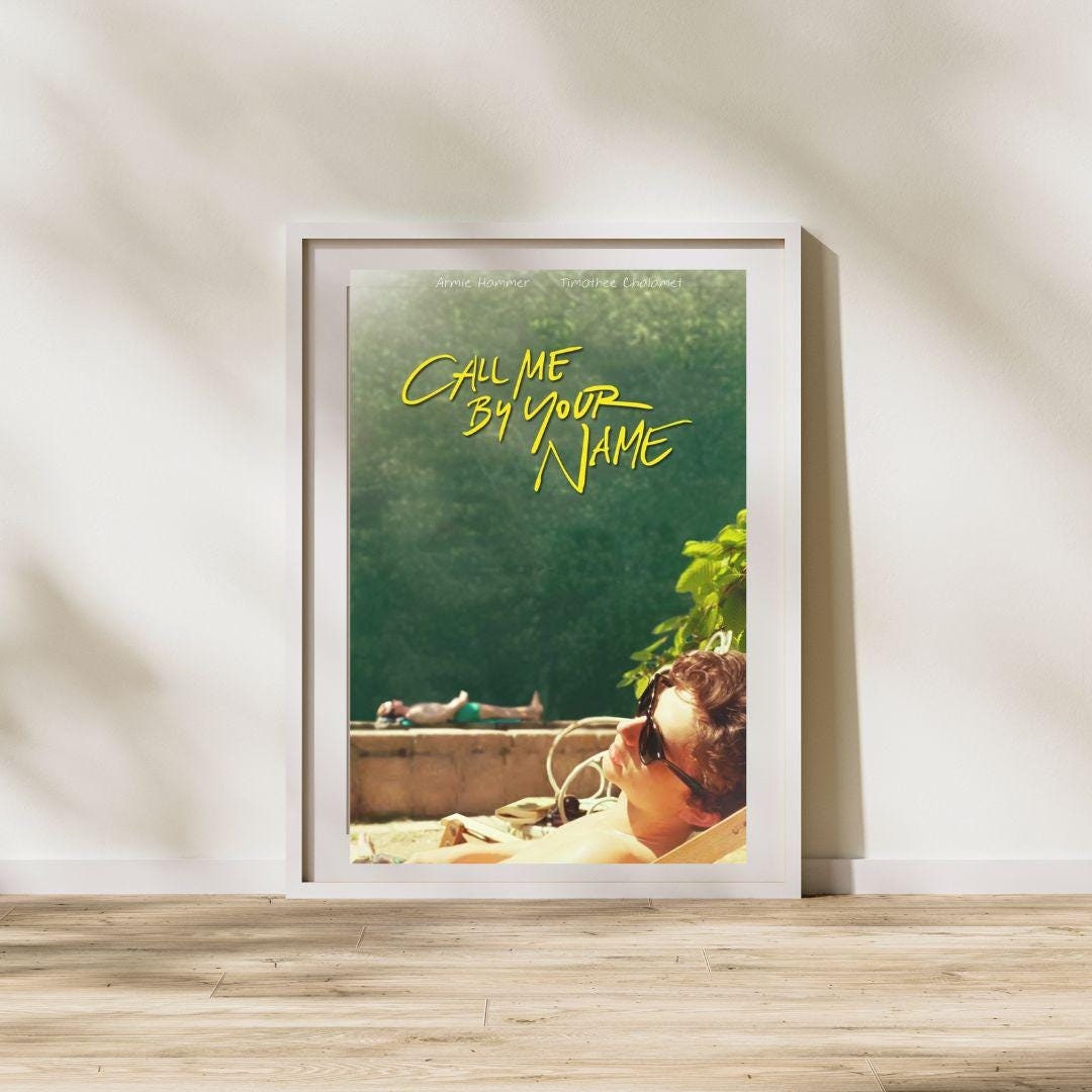 Call Me by Your Name Inspired Art Print | Luca Guadagnino Poster | Timothee Chalamet Poster - Etsy