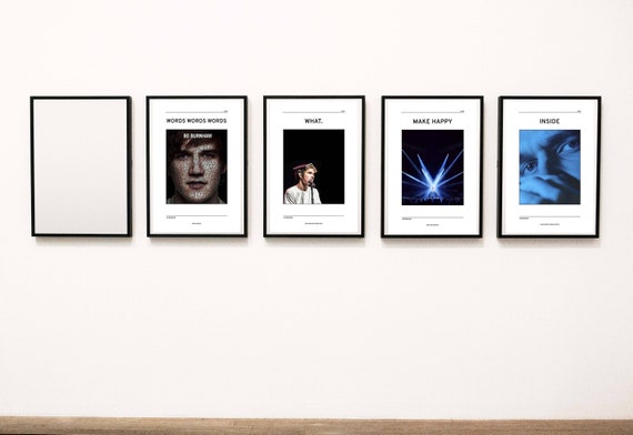 Bo Burnham Poster Set SET OF 4 Bo Burnham Art Print Make - Etsy