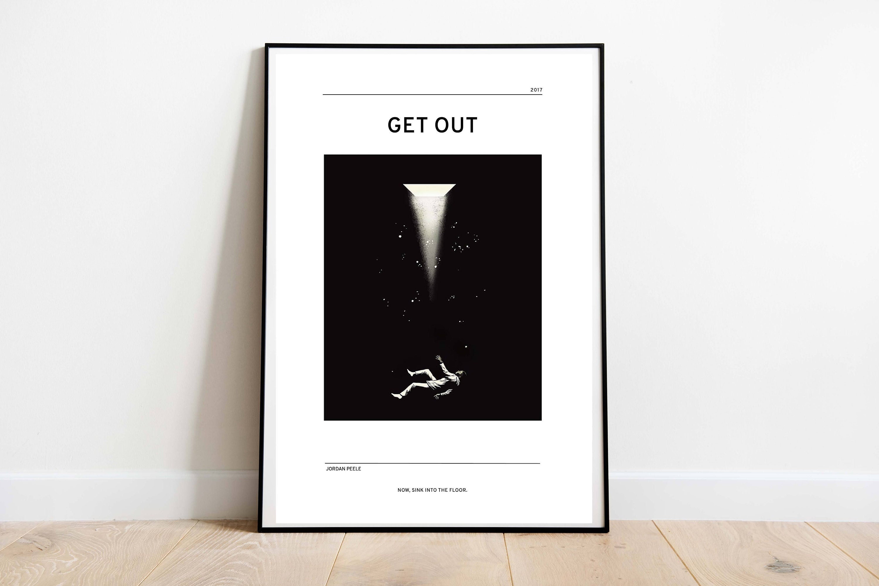 Get Out Inspired Art Print Get Out Movie Poster Jordan Peele Art - Etsy