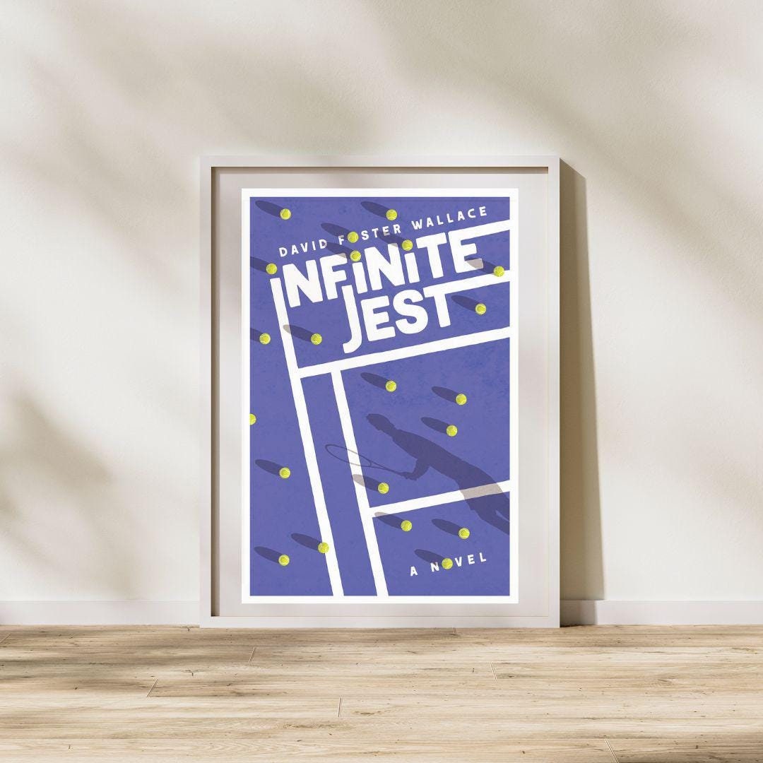 Infinite Jest David Foster Wallace Art Print | Foster Wallace Poster ...