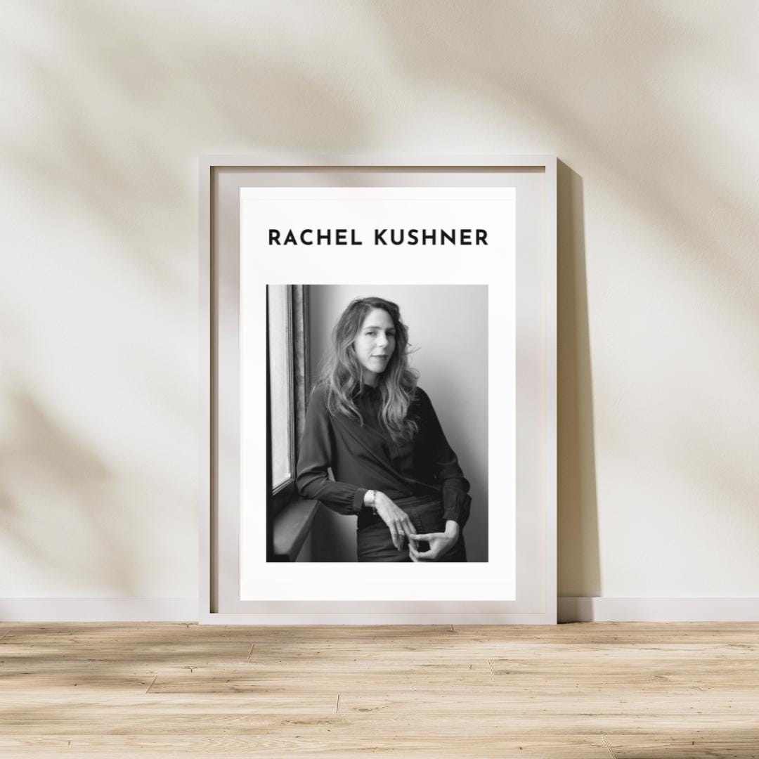 Rachel Kushner Art Print | Didion Poster | Rachel Kushner Wall Art ...