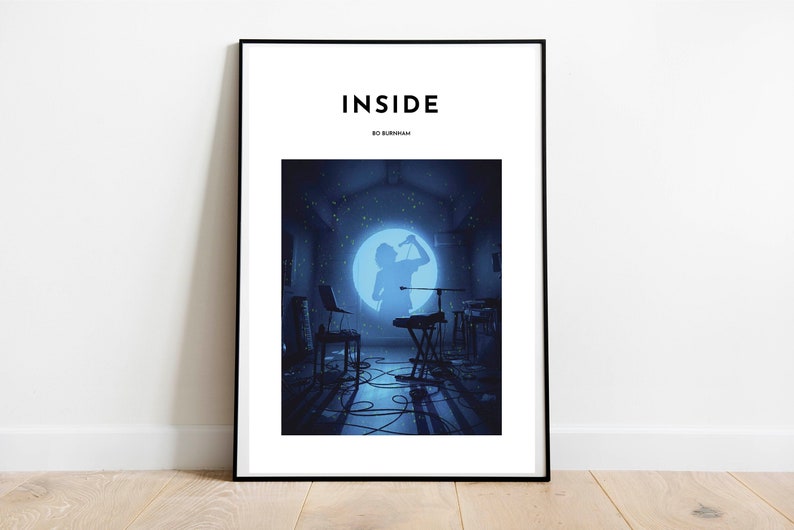 Bo Burnham Inspired Art Print | Bo Burnham Inside Poster | Bo Burnham Wall Art | Make Happy - Etsy