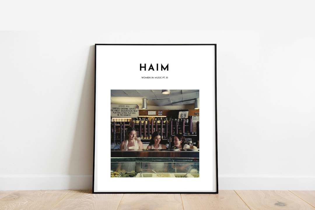 Haim - Women in Music Pt III Album Art Print | Haim Album Poster - Etsy UK