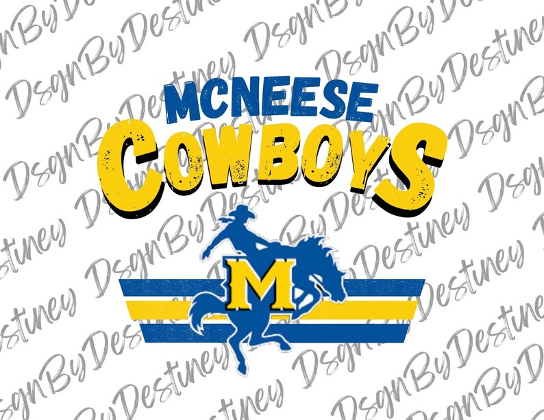 MCNEESE COWBOYS, PNG - Etsy