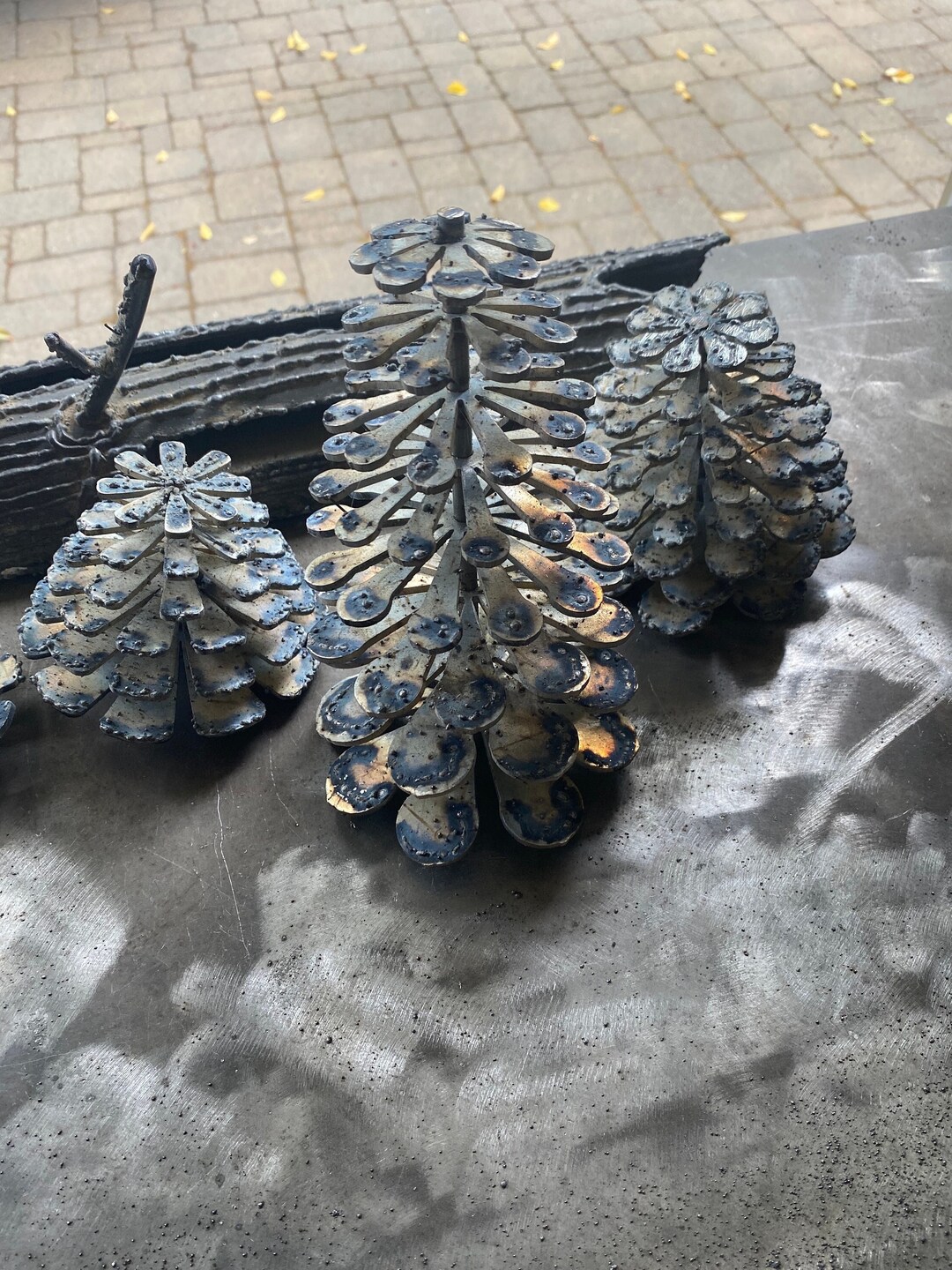 Steel Pine Cone x-large for Firepit/fireplace - Etsy