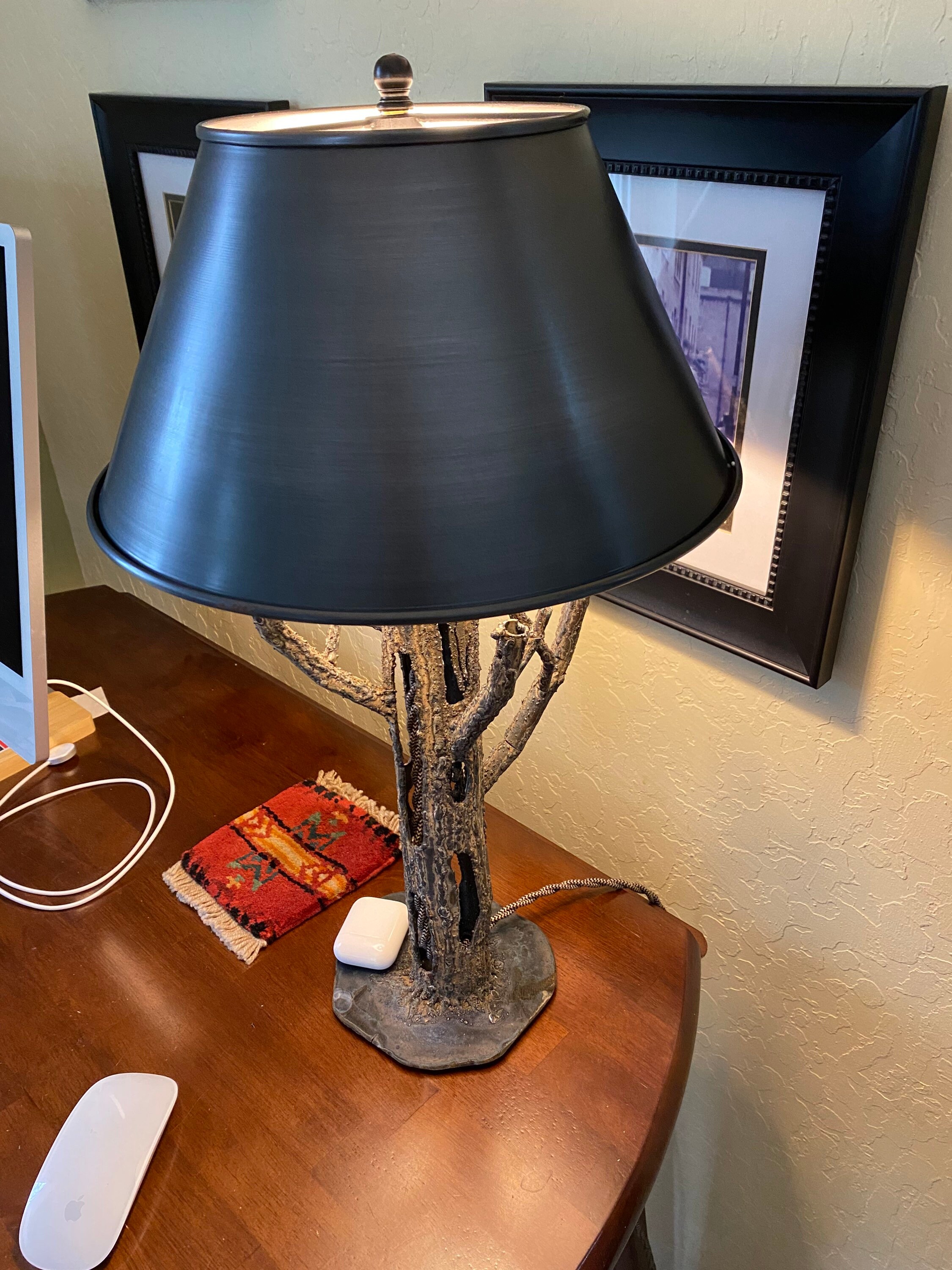 Knotty Broken Branch Table Lamp - Etsy