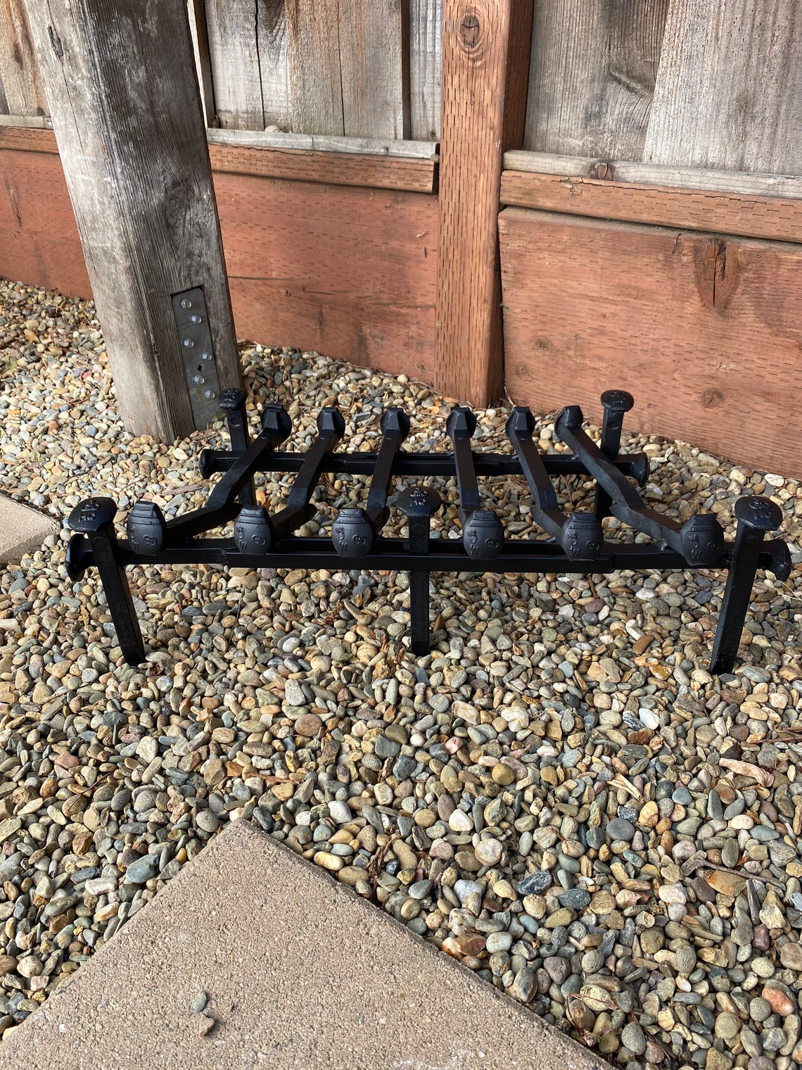 18 23 the Stump Railroad Spike Fireplace Grate - Etsy