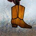 Stained Glass Cowboy Boot Cowgirl Boot Suncatcher - Etsy