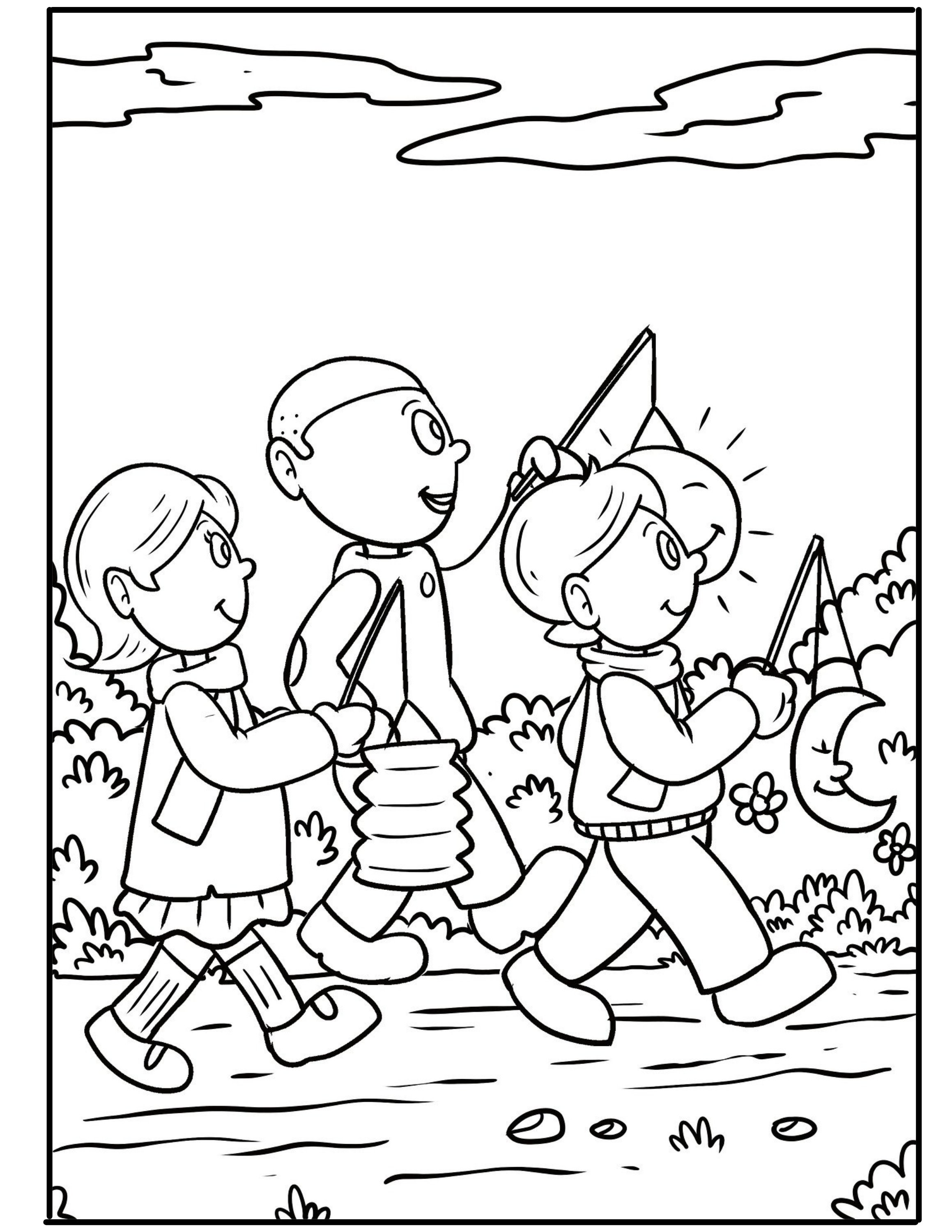Happy Time Coloring Pages - Etsy