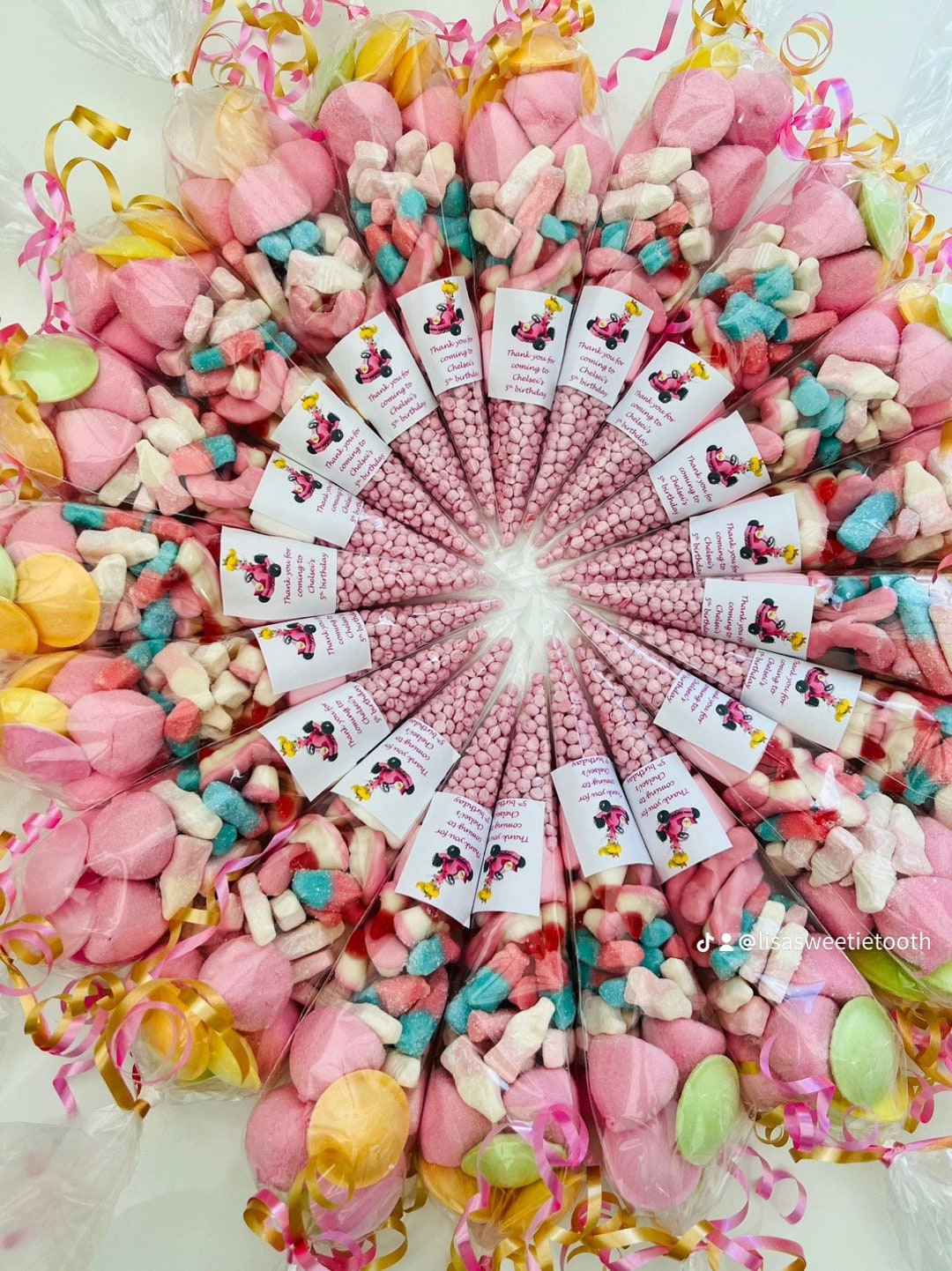 Pink Sweet Cones - Etsy