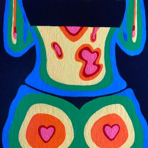 Thermal Body Acrylic Painting - Etsy