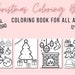 Christmas Coloring Book Christmas Coloring Pages Worksheets - Etsy