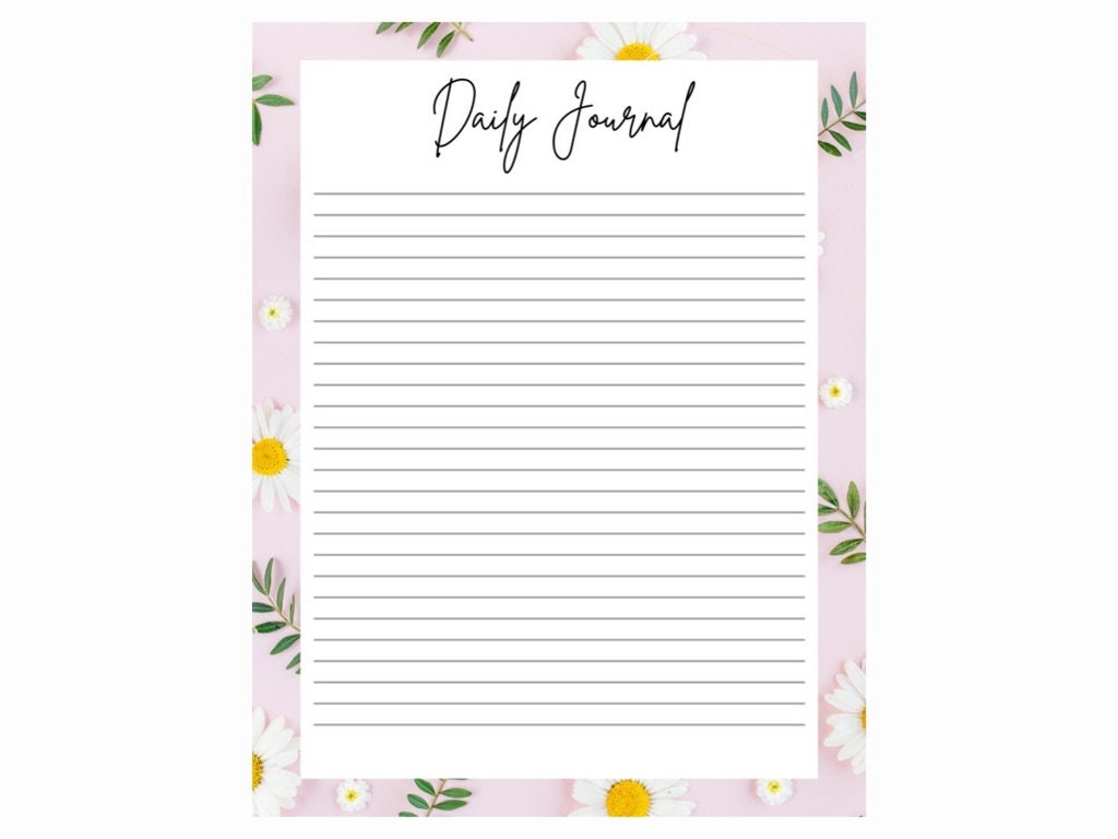 Daily Journal Daily Journal Printable Prayer Journal - Etsy
