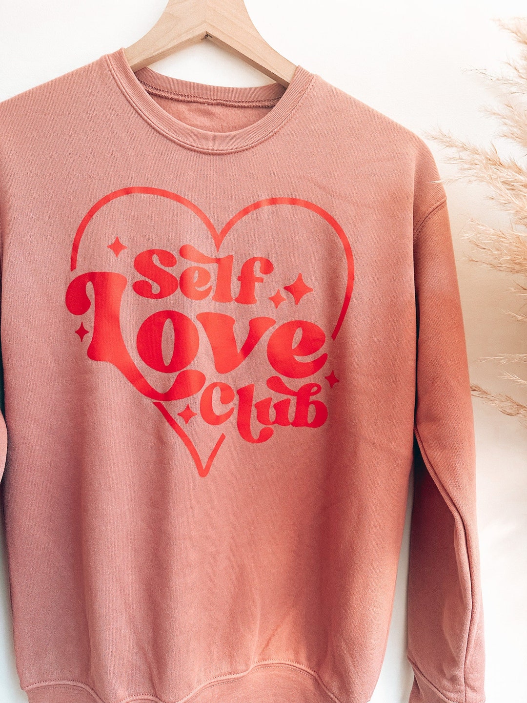 Self Love Club Sweatshirt, Retro Self Love Clothing, Self Love Apparel ...