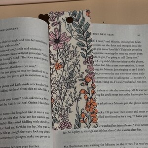 Wildflower Garden Bookmark, Cute Bookmarks, Bookish Finds, Floral Book ...