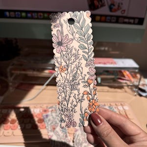 Wildflower Garden Bookmark, Cute Bookmarks, Bookish Finds, Floral Book ...