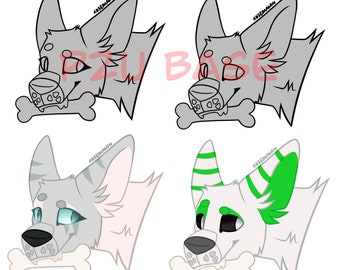 Furry Dog Base - Etsy