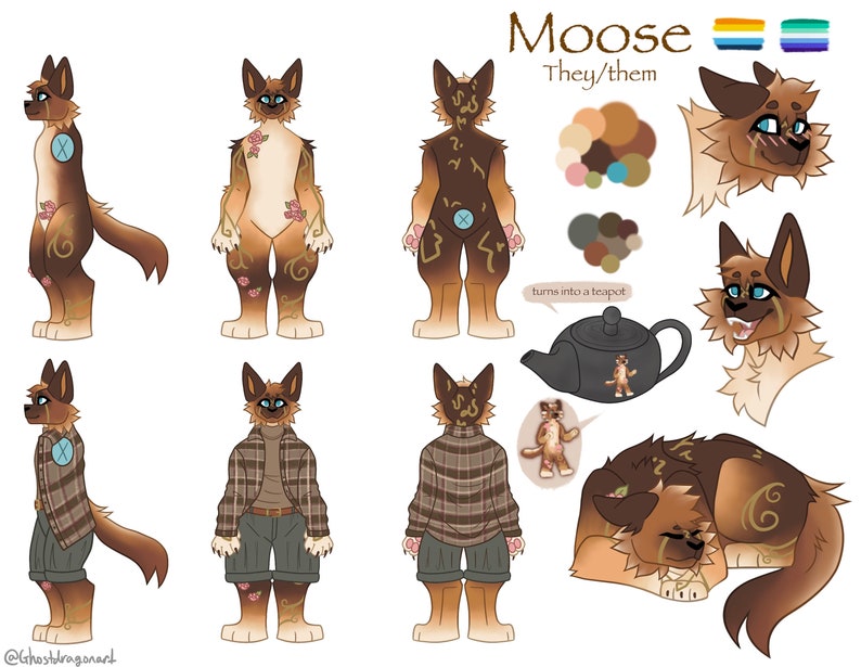 Custom Complex Reference Sheet Commission - Etsy