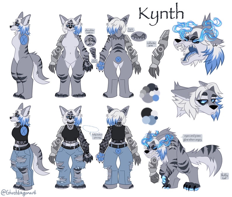 Custom Complex Reference Sheet Commission - Etsy