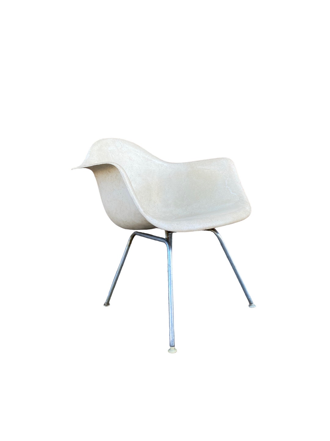 Eames LAX Parchment Fiberglass Lounge Chair Herman Miller - Etsy