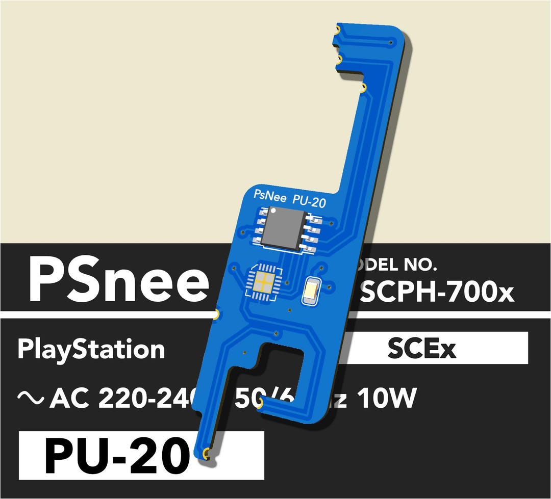 PS1 Modchip Scph-700x PU-20 Quick Install - Etsy
