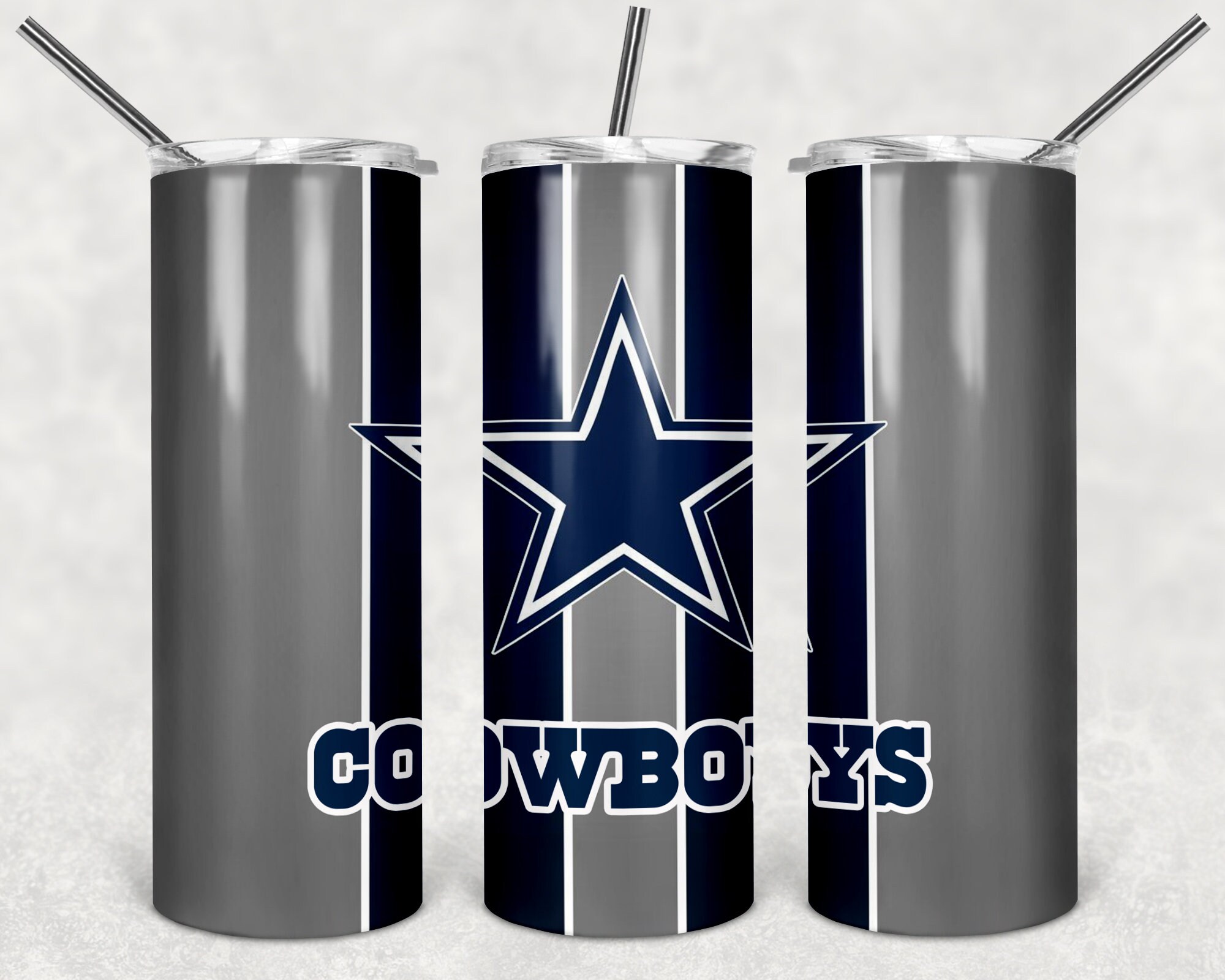 Dallas Cowboys 20 Ounce Straight and Tapered Tumbler Wrap - Etsy