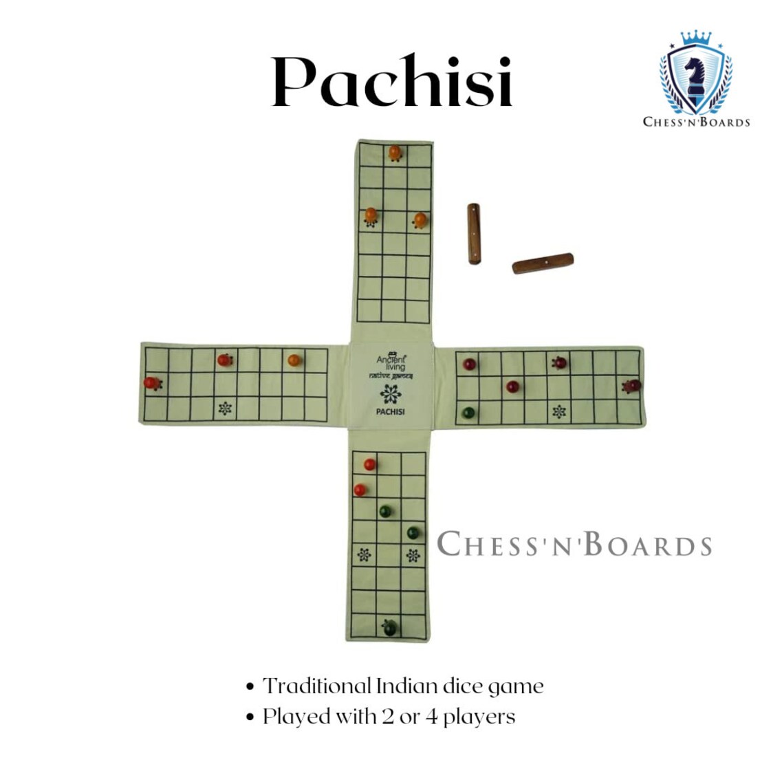 Pachisi Ludo Indian Ludo Chausar Pagade Thayam - Etsy