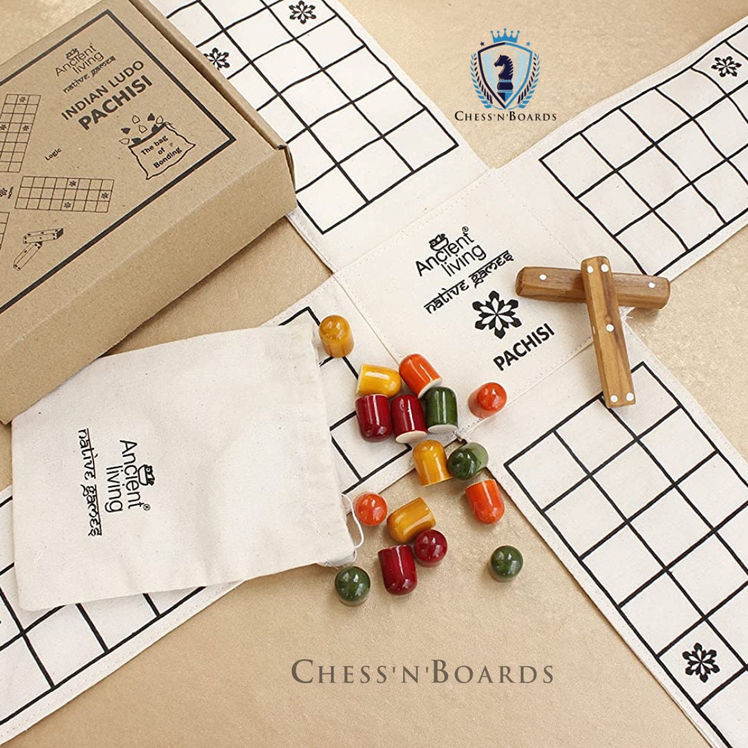 Pachisi Ludo Indian Ludo Chausar Pagade Thayam - Etsy