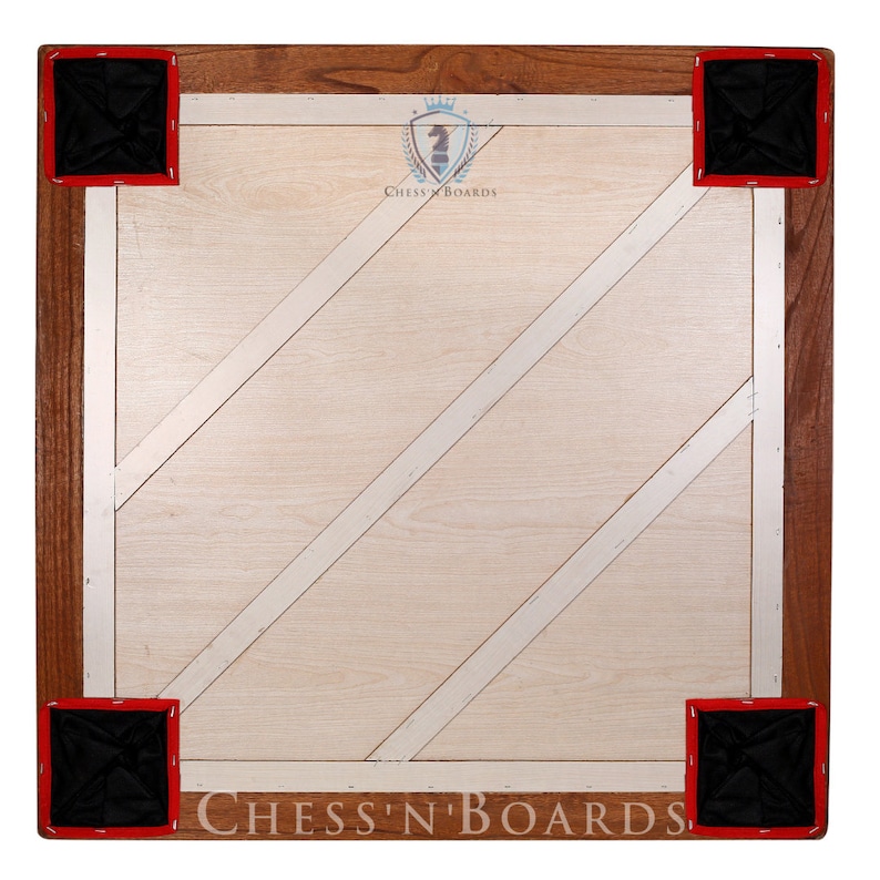 Full Size Carrom Board Game Set: Tournament Edition With Coins ...