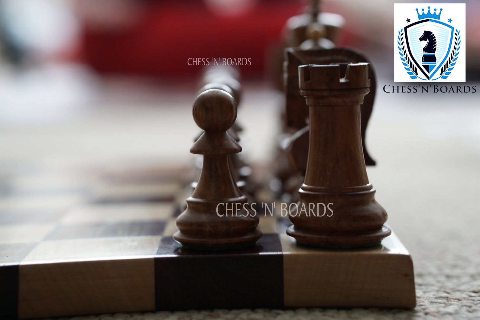 Modern Minimal Borderless Chess Board Made With Maple and - Etsy