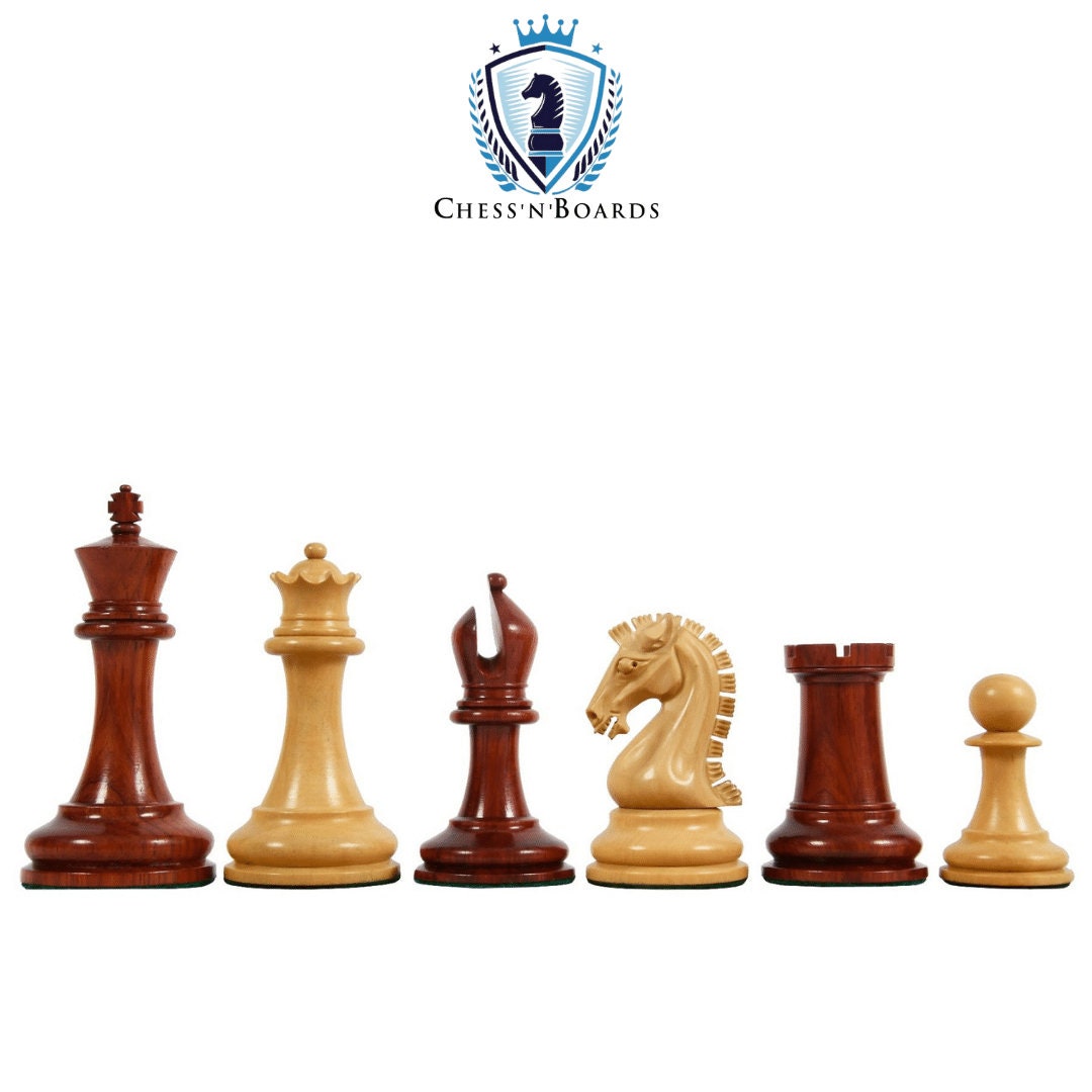 Sinquefield Chess Set in Budrosewood & Boxwood/ Staunton Chess Set ...