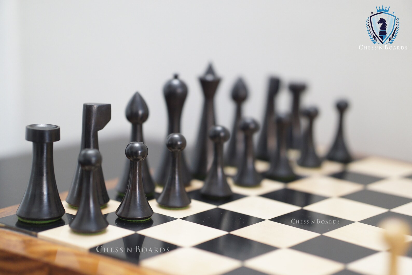 Combo Chess Set Minimalist Style Danish Hermann Ohme Chess - Etsy