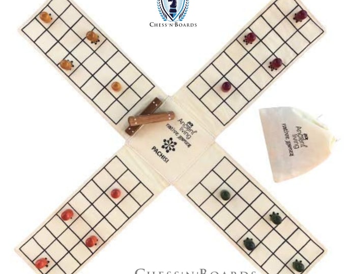 Pachisi Ludo Indian Ludo Chausar Pagade Thayam - Etsy