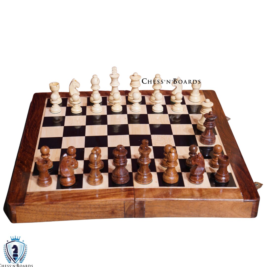 2-in-1 Multifunctional Wooden Chess Set and Backgammon Set (12 X 12 ...