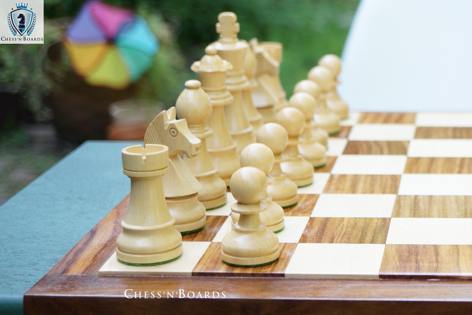 German Knight Tournament Chess Set With Sheesham and Maplewood - Etsy