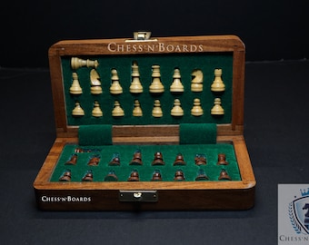 Magnetic Chess Set Travel Series Folding Handmade Sheesham & | Etsy