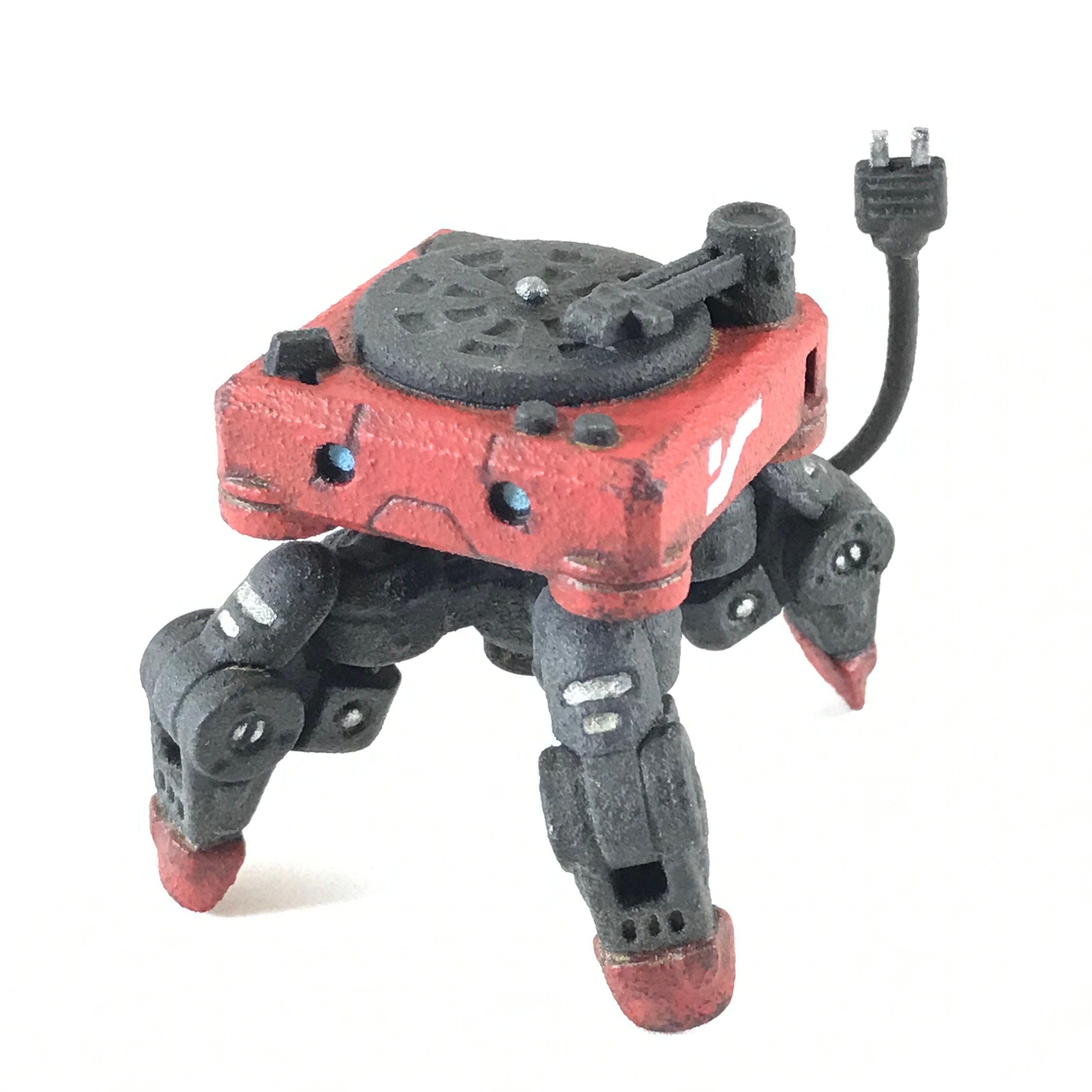 Red Tokata Poseable Mini Robot - Etsy