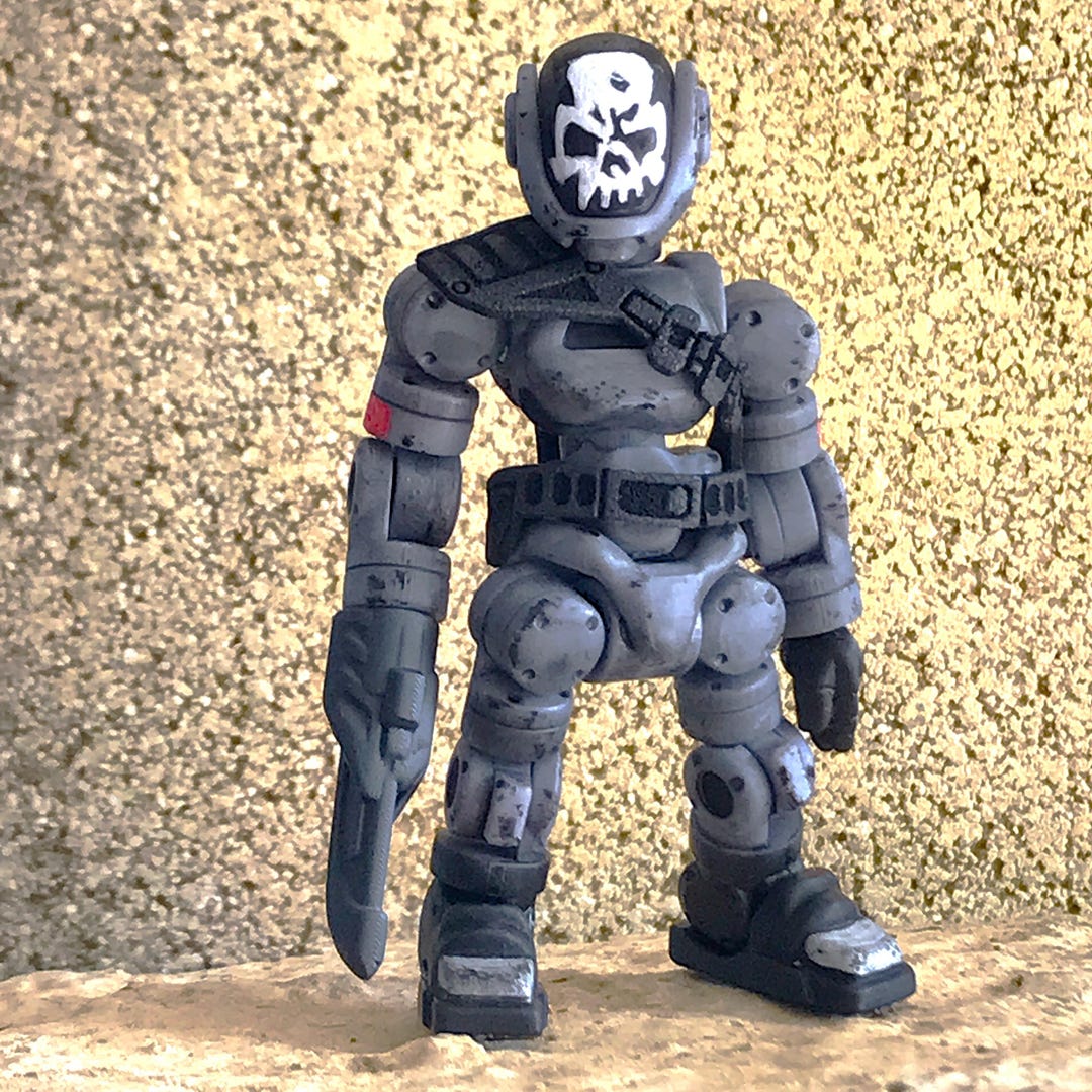 Artron Post Human / Custom 3-inch Action Figure - Etsy