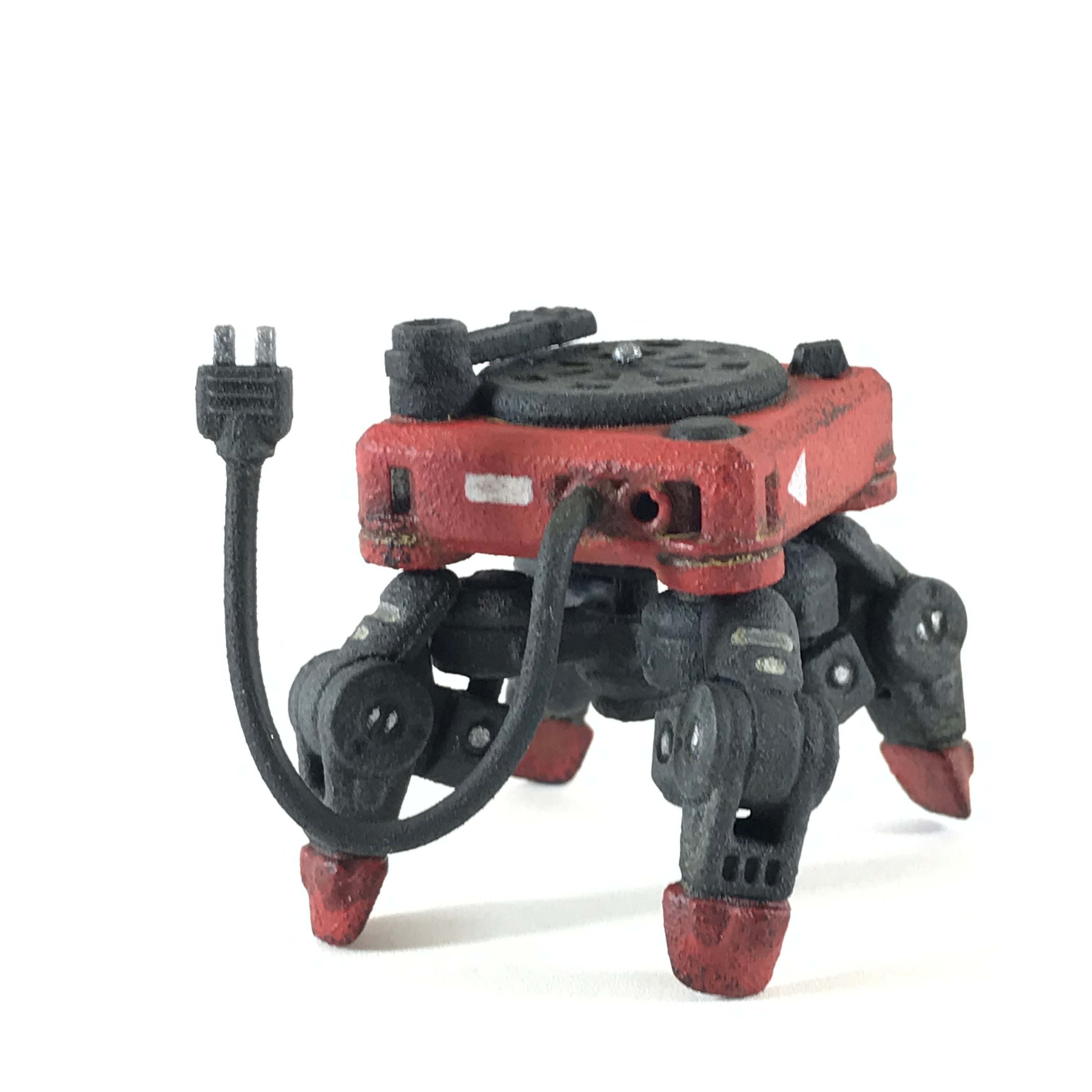 Red Tokata Poseable Mini Robot - Etsy