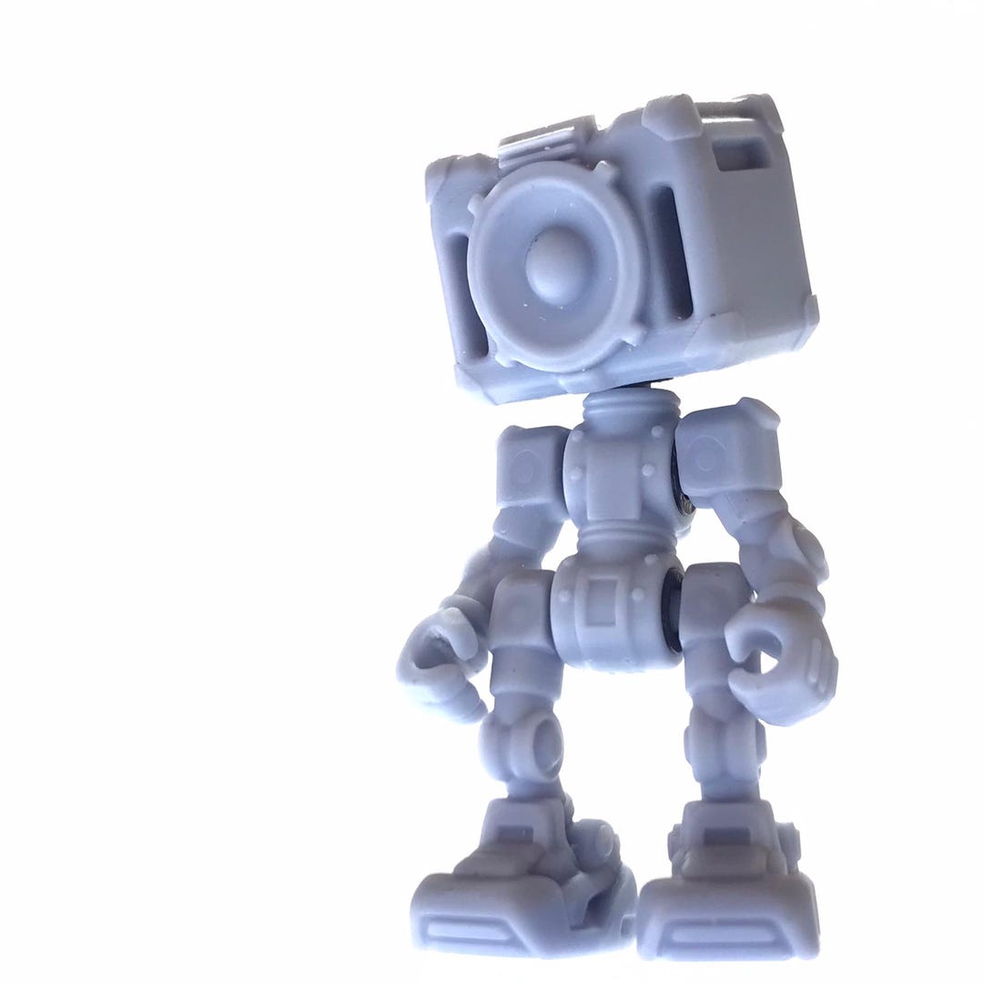 Robot Bass Head / Blank Articulated Figure - Etsy