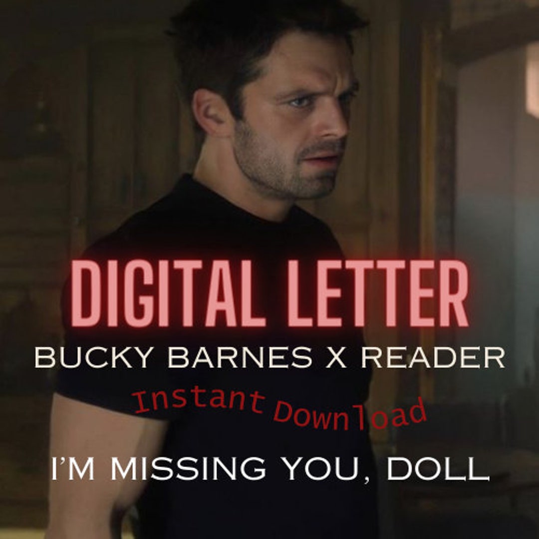 Bucky Barnes Digital Letter. Comfort Character, Printable. - Etsy