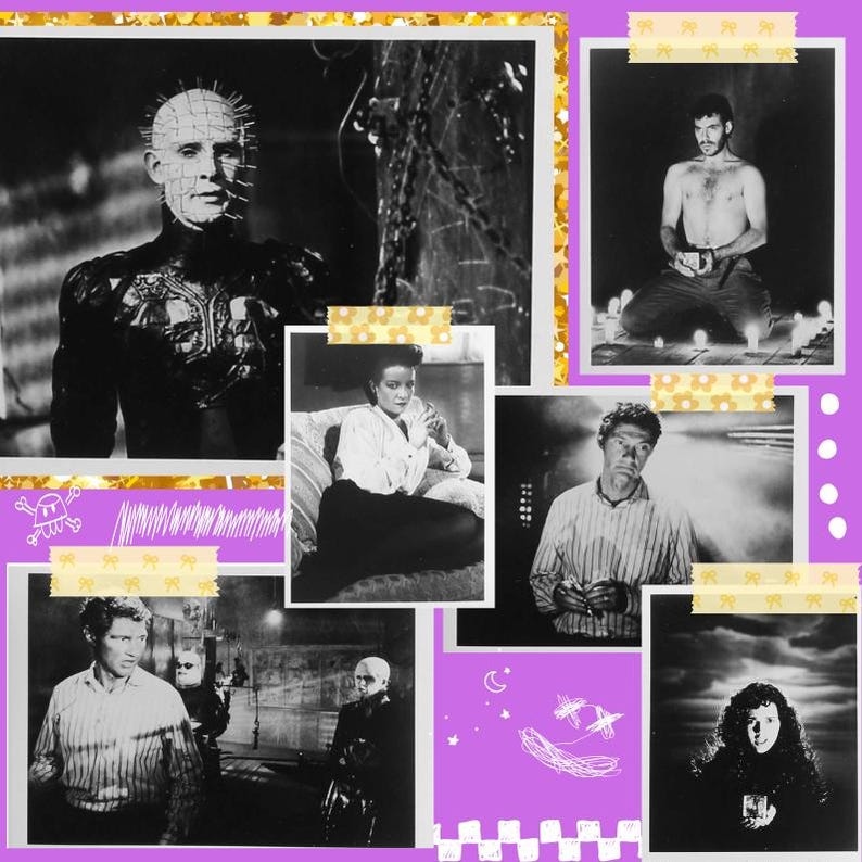 Vintage Horror Movie Stickers | Retro Cult Film | Journaling ...