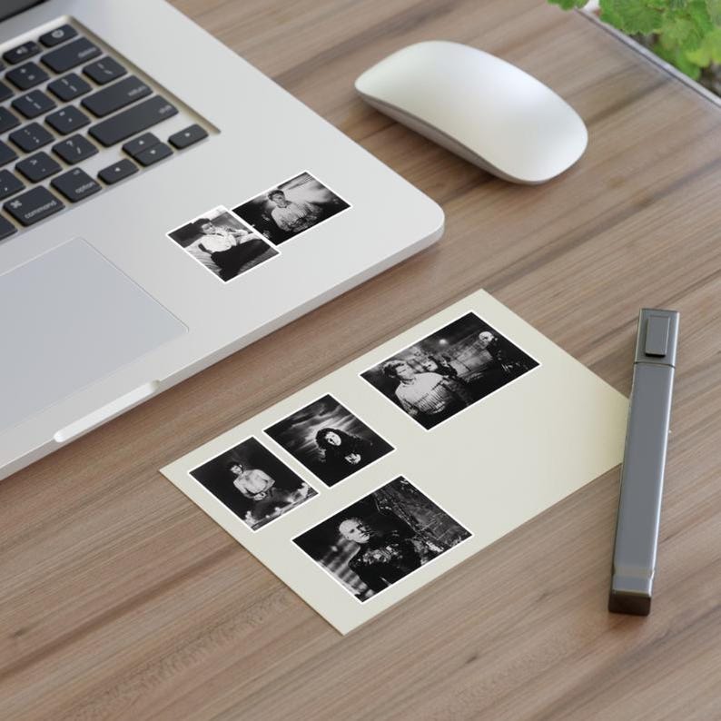 Vintage Horror Movie Stickers | Retro Cult Film | Journaling ...