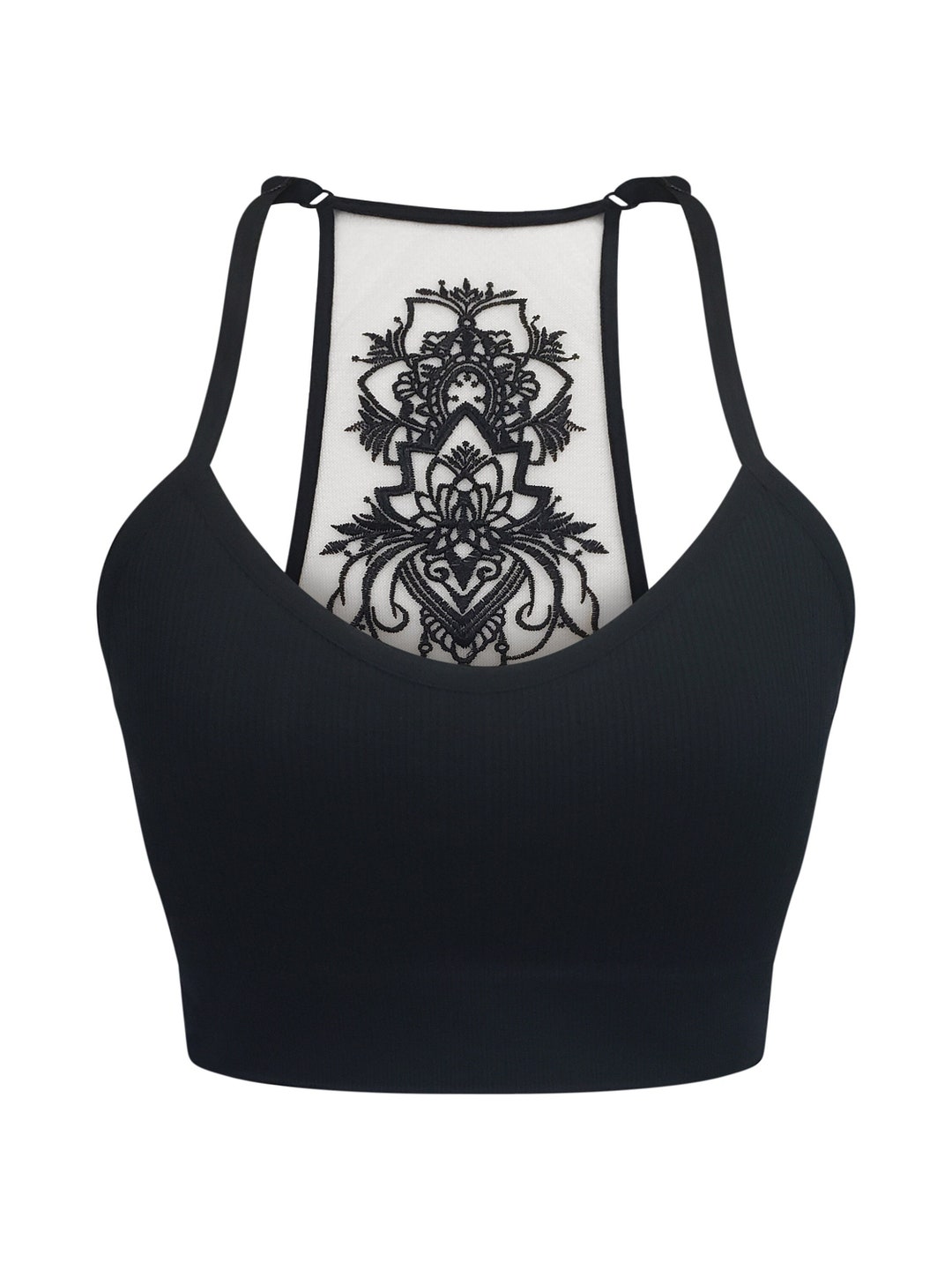 Tattoo Mesh Bralette - Etsy