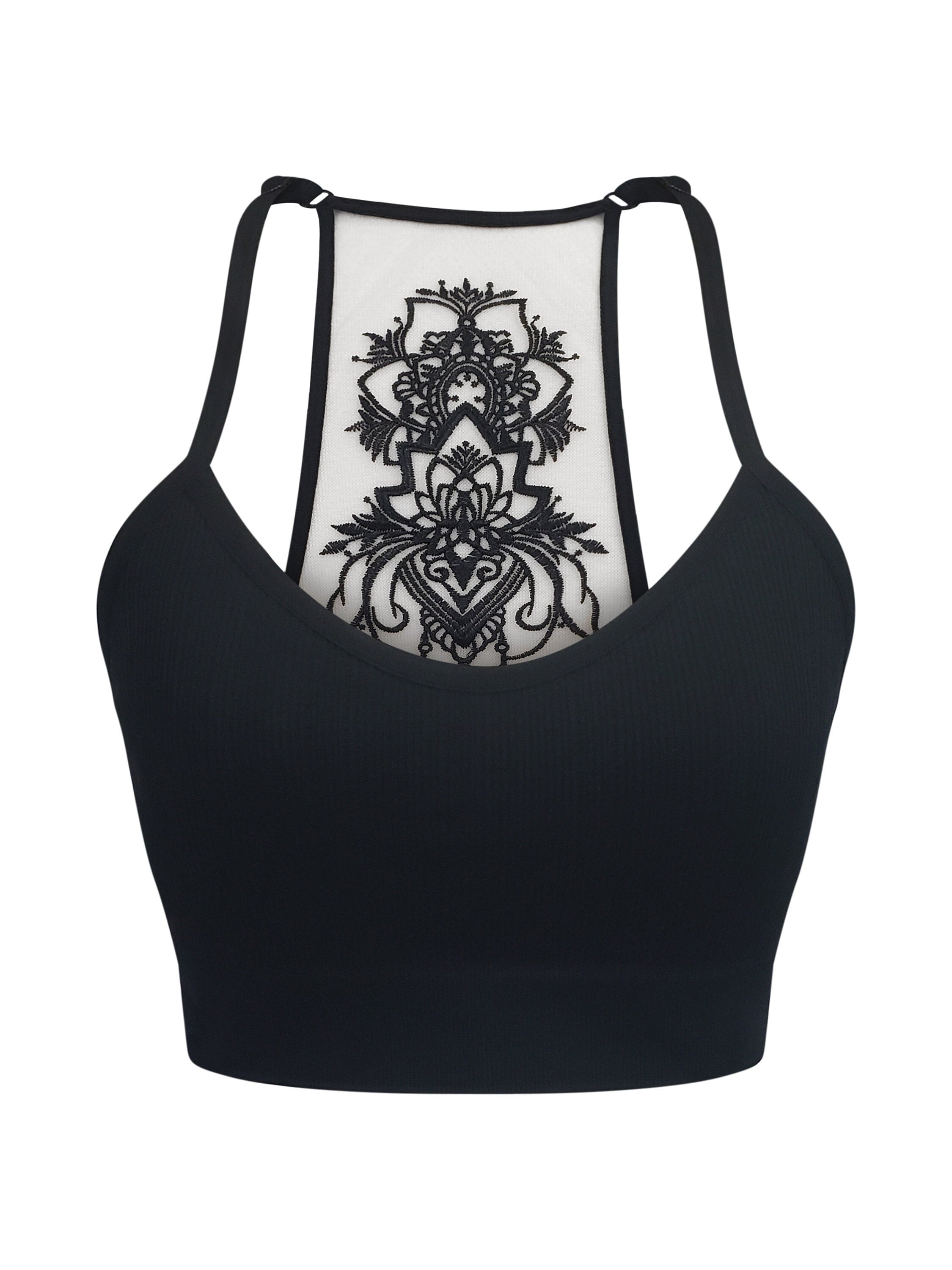 Tattoo Mesh Bralette - Etsy